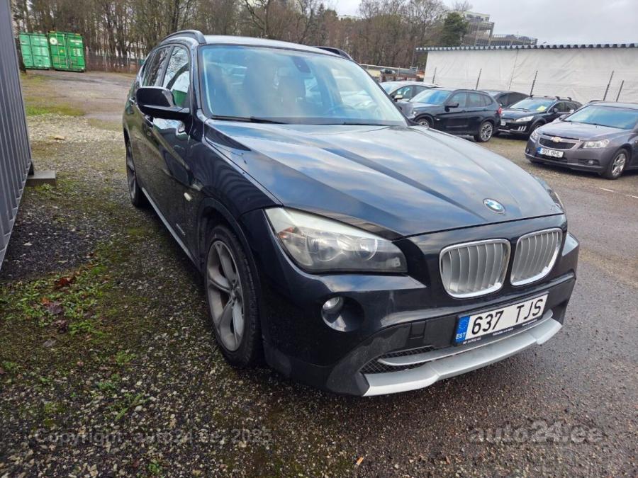 Black BMW X1 2011 in Tallinn, with an engine capacity of 2.00 L and mileage of 202 thousand km for 6999 €, photo 2 on AUTOMOTO.COM.LV