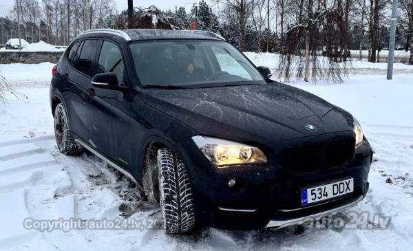 Black BMW X1 2014 in Tallinn, with an engine capacity of 2.00 L and mileage of 126 thousand km for 8900 €, photo 1 on AUTOMOTO.COM.LV