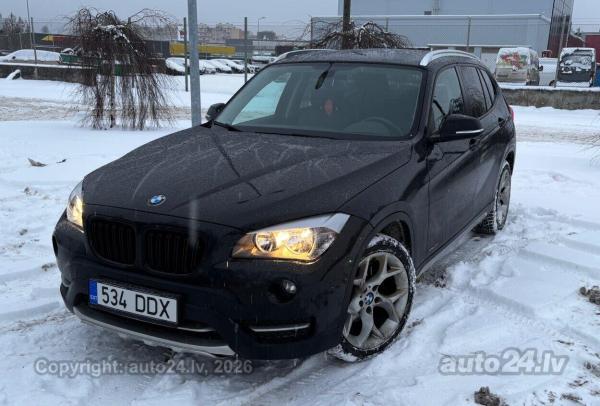 Black BMW X1 2014 in Tallinn, with an engine capacity of 2.00 L and mileage of 126 thousand km for 8900 €, photo 2 on AUTOMOTO.COM.LV