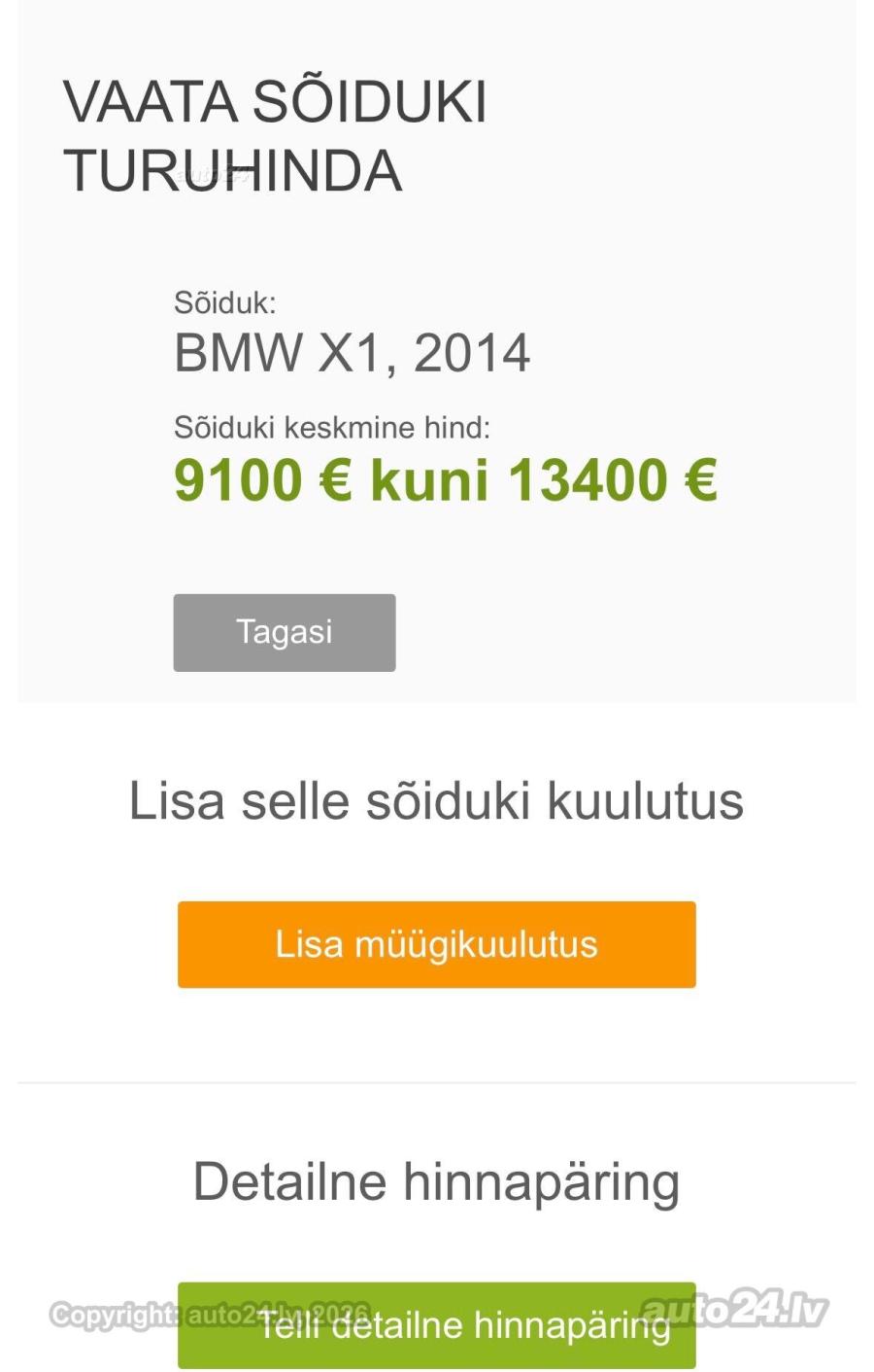 Черный БМВ Х1 2014 в Таллин, объемом двигателя 2.00 л и пробегом 126 тыс. км за 8900 €, фото 11 на AUTOMOTO.COM.LV