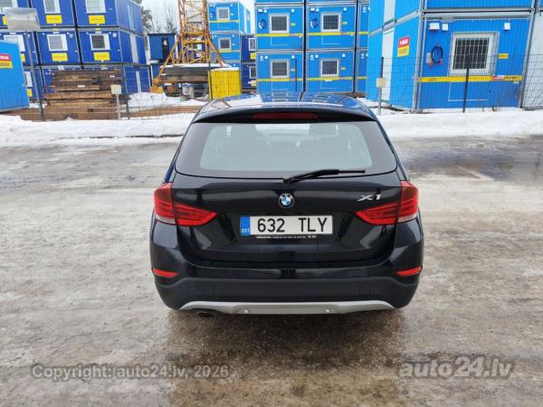 Black BMW X1 2014 in Tallinn, with an engine capacity of 2.00 L and mileage of 0 thousand km for 11900 €, photo 4 on AUTOMOTO.COM.LV