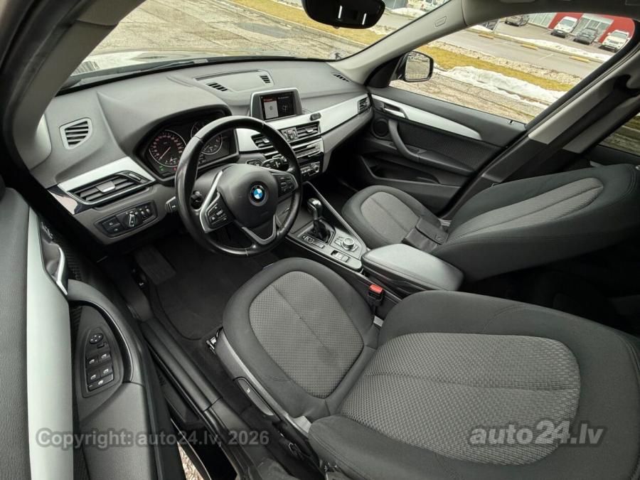 Black BMW X1 2018 in Tartu, with an engine capacity of 2.00 L and mileage of 206 thousand km for 15499 €, photo 13 on AUTOMOTO.COM.LV