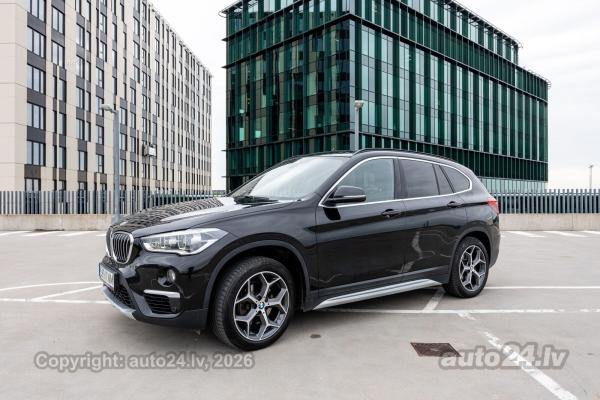 Черный БМВ Х1 2018 в Таллин, объемом двигателя 2.00 л и пробегом 129 тыс. км за 19900 €, фото 1 на AUTOMOTO.COM.LV