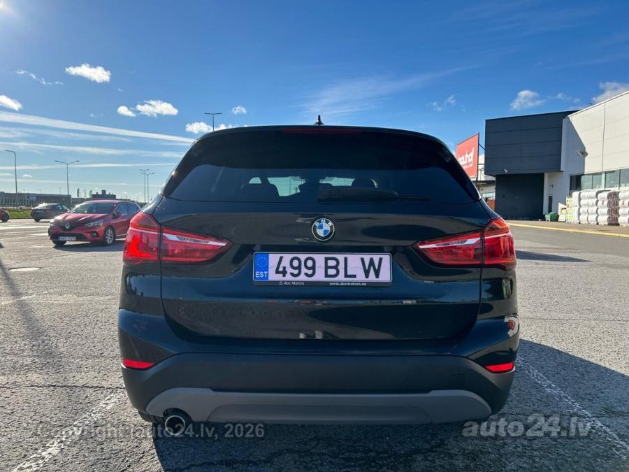 Black BMW X1 2019 in Tallinn, with an engine capacity of 1.50 L and mileage of 61 thousand km for 18000 €, photo 6 on AUTOMOTO.COM.LV