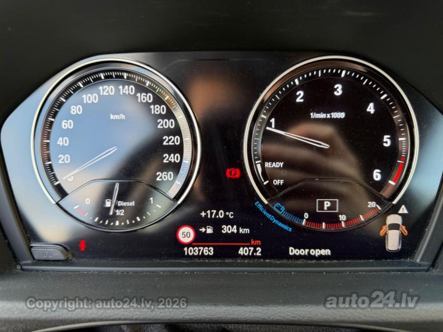 Black BMW X1 2019 in Tallinn, with an engine capacity of 2.00 L and mileage of 103 thousand km for 21599 €, photo 12 on AUTOMOTO.COM.LV