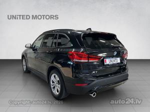 Black BMW X1 2021 in Tallinn, with an engine capacity of 1.50 L and mileage of 60 thousand km for 23900 €, photo 5 on AUTOMOTO.COM.LV