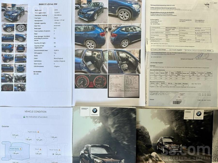 Zils BMW X1 2010 Rīga, ar dzinēja tilpumu 2.00 L un nobraukumu 260 tūkst. km par 7900 €, foto 21 vietnē AUTOMOTO.COM.LV