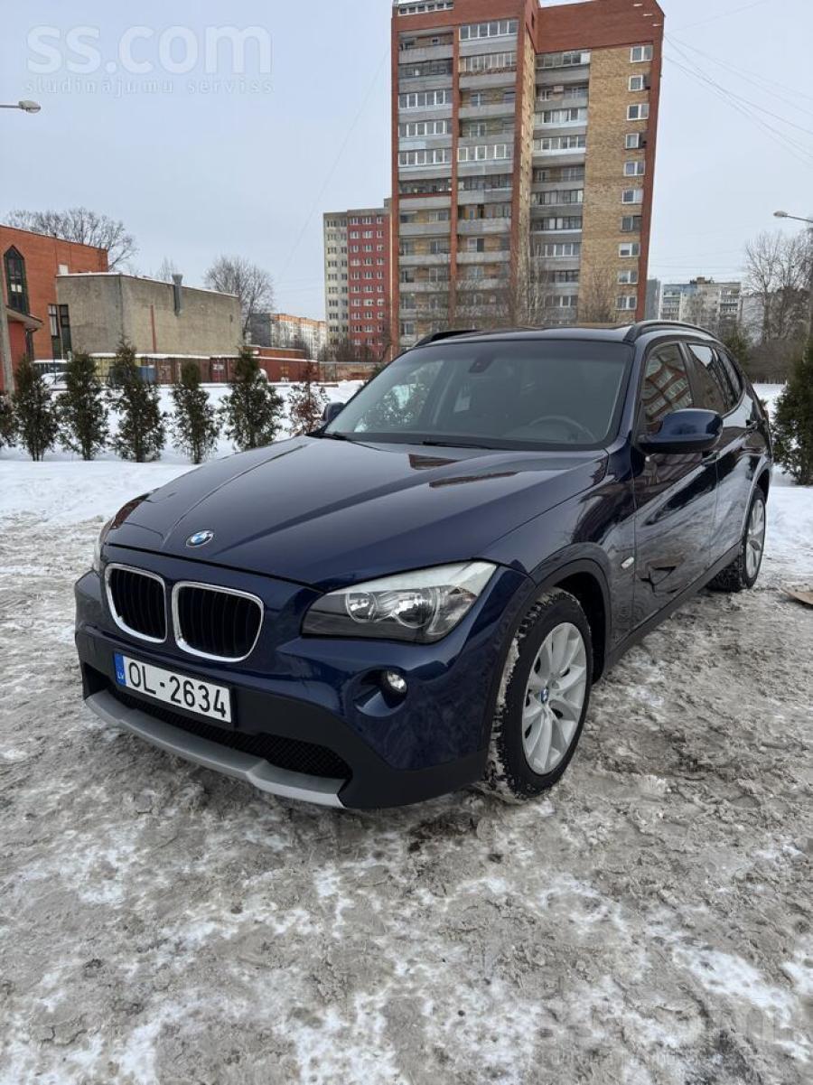 Blue BMW X1 2011 in Riga, with an engine capacity of 2.00 L and mileage of 0 thousand km for 6750 €, photo 9 on AUTOMOTO.COM.LV