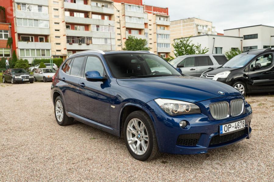 Blue BMW X1 2011 in Liepaja, with an engine capacity of 2.00 L and mileage of 337 thousand km for 7700 €, photo 4 on AUTOMOTO.COM.LV