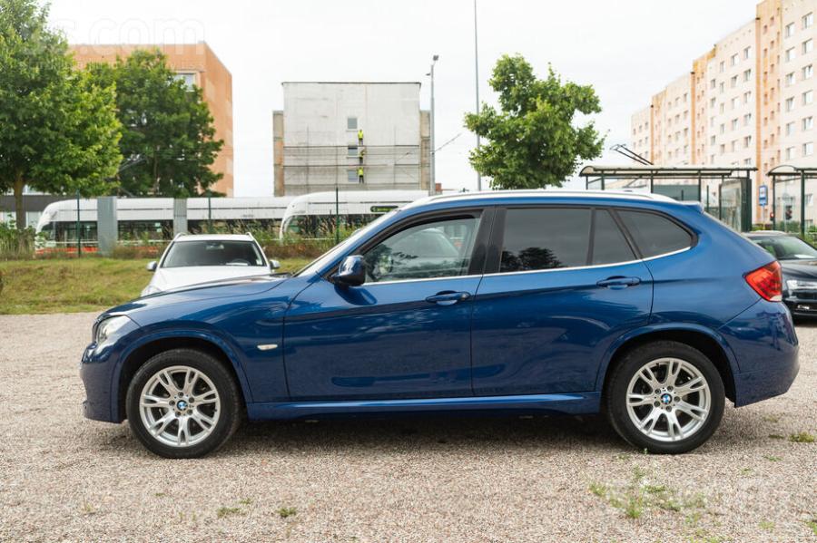 Blue BMW X1 2011 in Liepaja, with an engine capacity of 2.00 L and mileage of 337 thousand km for 7700 €, photo 9 on AUTOMOTO.COM.LV