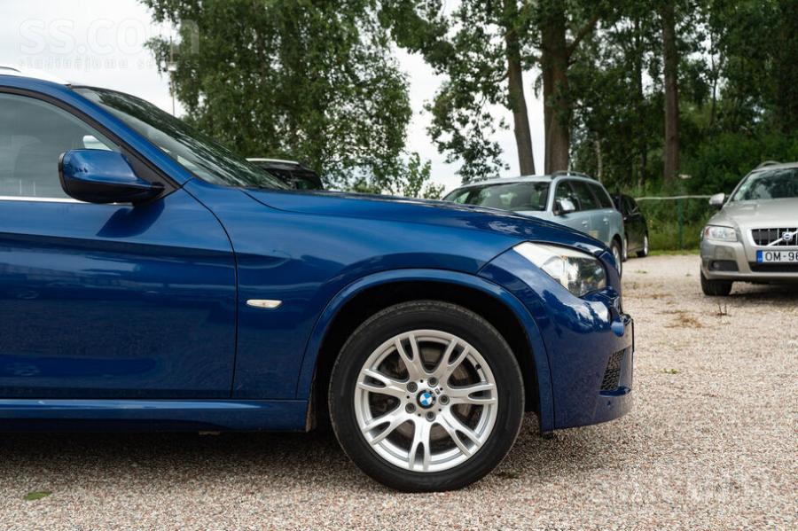 Blue BMW X1 2011 in Liepaja, with an engine capacity of 2.00 L and mileage of 337 thousand km for 7700 €, photo 11 on AUTOMOTO.COM.LV