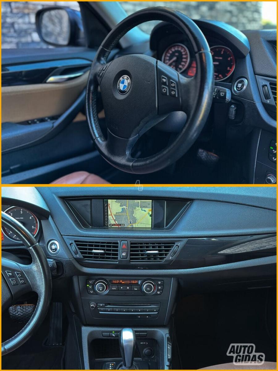 Blue BMW X1 2011 in Kaunas, with an engine capacity of 2.00 L and mileage of 280 thousand km for 6350 €, photo 28 on AUTOMOTO.COM.LV