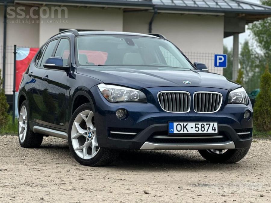 Blue BMW X1 2012 in Jelgava, with an engine capacity of 2.00 L and mileage of 0 thousand km for 8990 €, photo 5 on AUTOMOTO.COM.LV