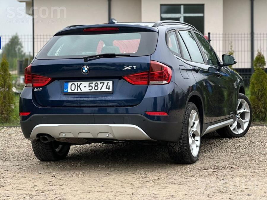 Blue BMW X1 2012 in Jelgava, with an engine capacity of 2.00 L and mileage of 0 thousand km for 8990 €, photo 6 on AUTOMOTO.COM.LV