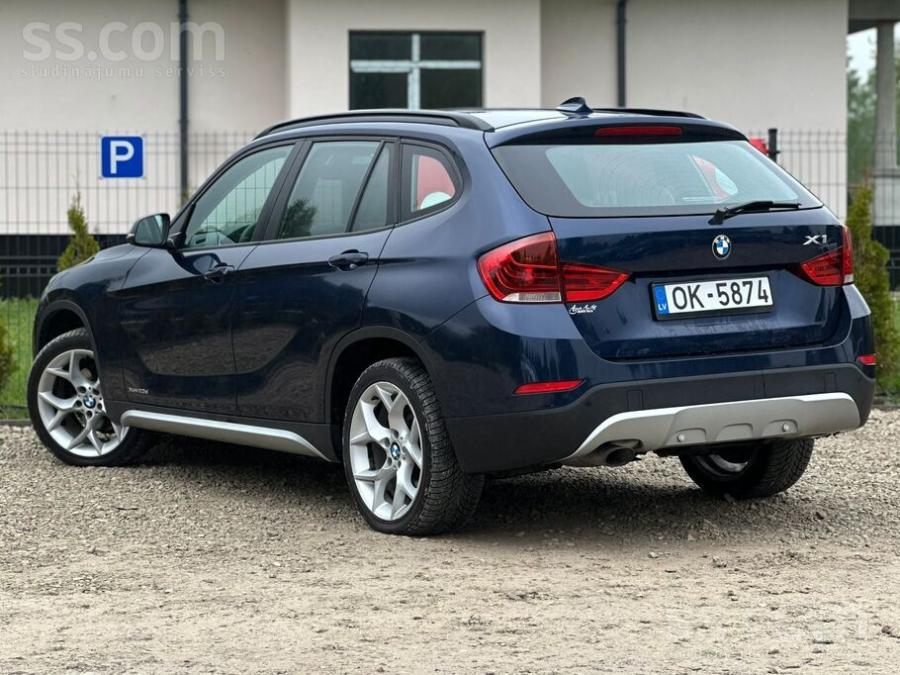 Blue BMW X1 2012 in Jelgava, with an engine capacity of 2.00 L and mileage of 0 thousand km for 8990 €, photo 8 on AUTOMOTO.COM.LV