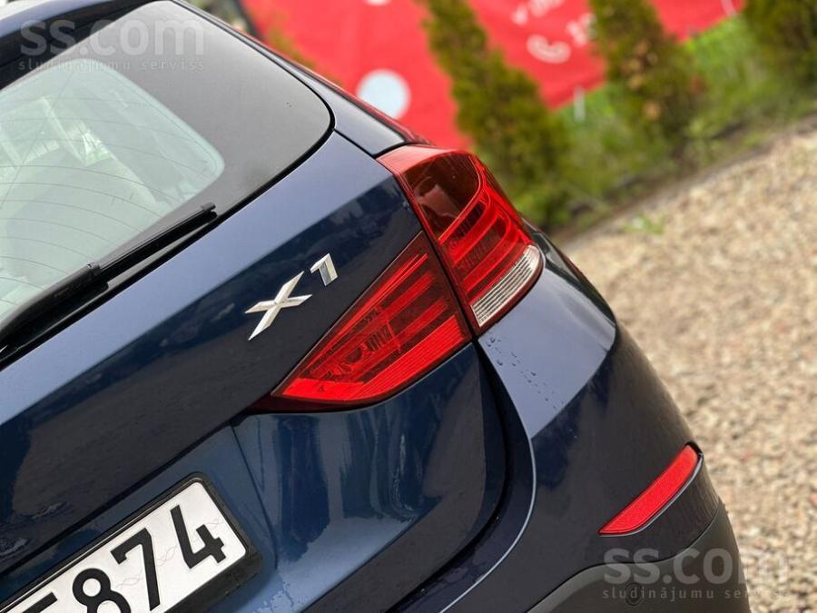 Blue BMW X1 2012 in Jelgava, with an engine capacity of 2.00 L and mileage of 0 thousand km for 8990 €, photo 9 on AUTOMOTO.COM.LV