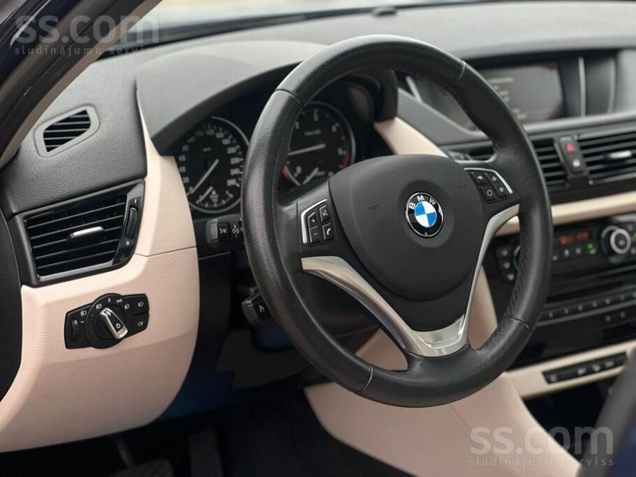 Blue BMW X1 2012 in Jelgava, with an engine capacity of 2.00 L and mileage of 0 thousand km for 8990 €, photo 11 on AUTOMOTO.COM.LV