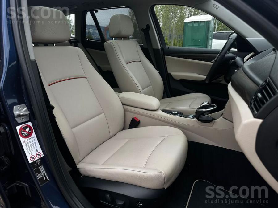Blue BMW X1 2012 in Jelgava, with an engine capacity of 2.00 L and mileage of 0 thousand km for 8990 €, photo 13 on AUTOMOTO.COM.LV