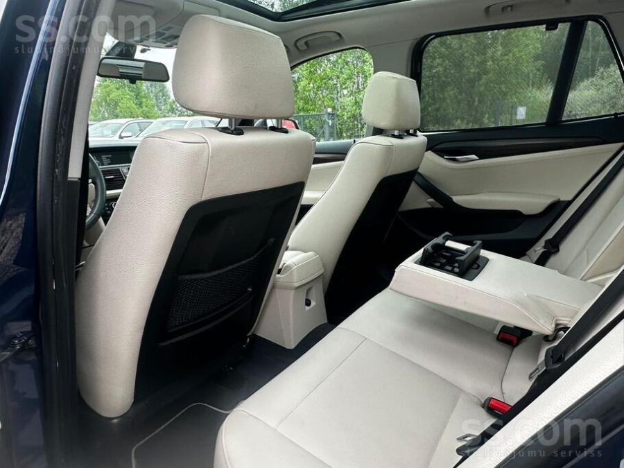Blue BMW X1 2012 in Jelgava, with an engine capacity of 2.00 L and mileage of 0 thousand km for 8990 €, photo 16 on AUTOMOTO.COM.LV
