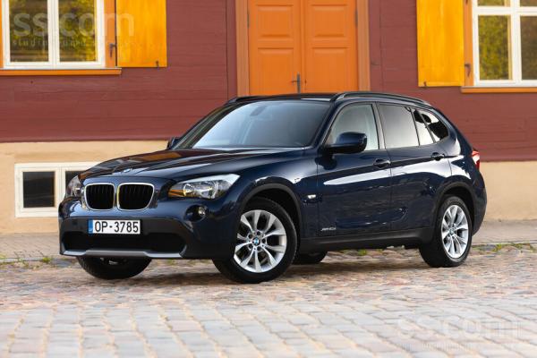 Blue BMW X1 2012 in Jelgava, with an engine capacity of 2.00 L and mileage of 0 thousand km for 5990 €, photo 4 on AUTOMOTO.COM.LV