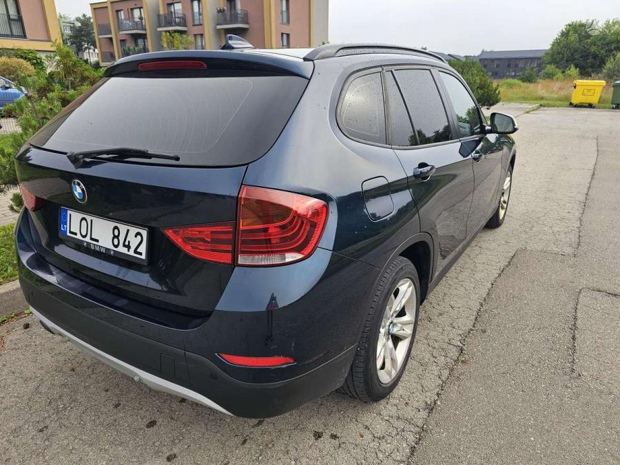 Blue BMW X1 2013 in Palanga, with an engine capacity of 2.00 L and mileage of 325 thousand km for 5650 €, photo 12 on AUTOMOTO.COM.LV