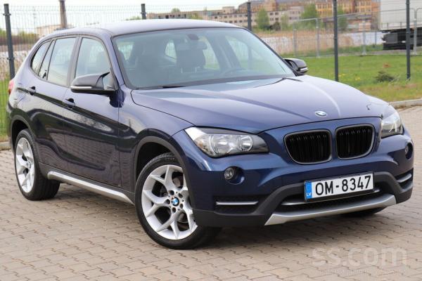 Blue BMW X1 2014 in Riga, with an engine capacity of 2.00 L and mileage of 251 thousand km for 7750 €, photo 2 on AUTOMOTO.COM.LV