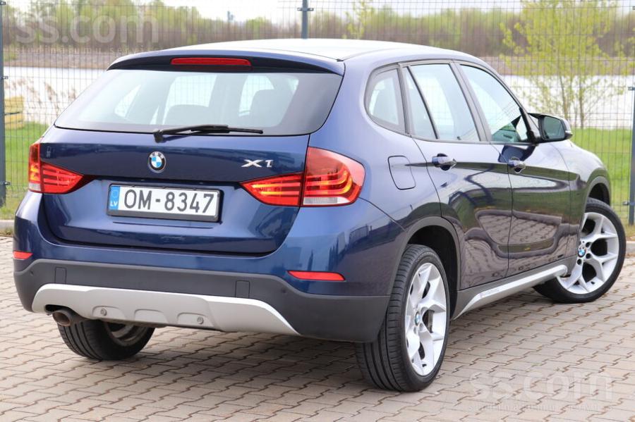 Blue BMW X1 2014 in Riga, with an engine capacity of 2.00 L and mileage of 251 thousand km for 7750 €, photo 8 on AUTOMOTO.COM.LV