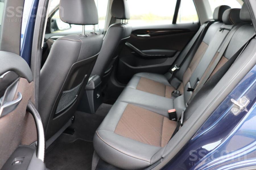 Blue BMW X1 2014 in Riga, with an engine capacity of 2.00 L and mileage of 251 thousand km for 7750 €, photo 17 on AUTOMOTO.COM.LV