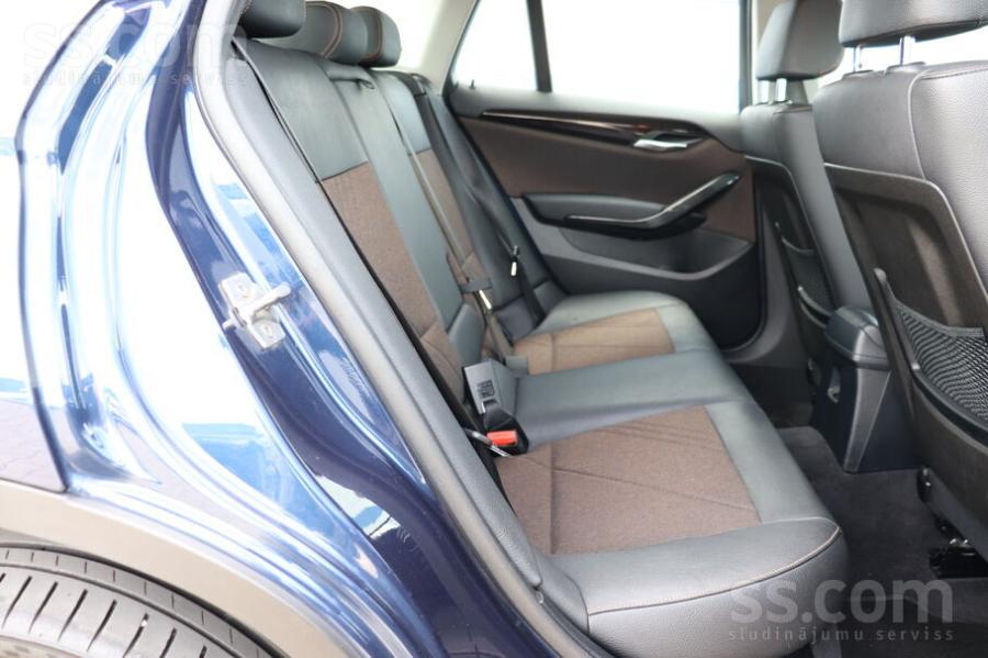 Blue BMW X1 2014 in Riga, with an engine capacity of 2.00 L and mileage of 251 thousand km for 7750 €, photo 19 on AUTOMOTO.COM.LV