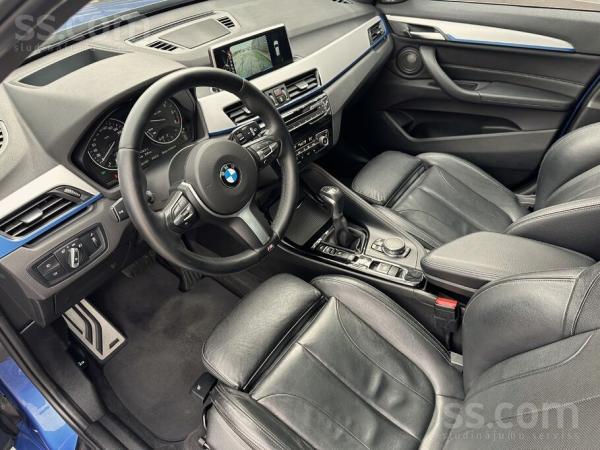 Blue BMW X1 2016 in Riga, with an engine capacity of 2.00 L and mileage of 0 thousand km for 12500 €, photo 9 on AUTOMOTO.COM.LV