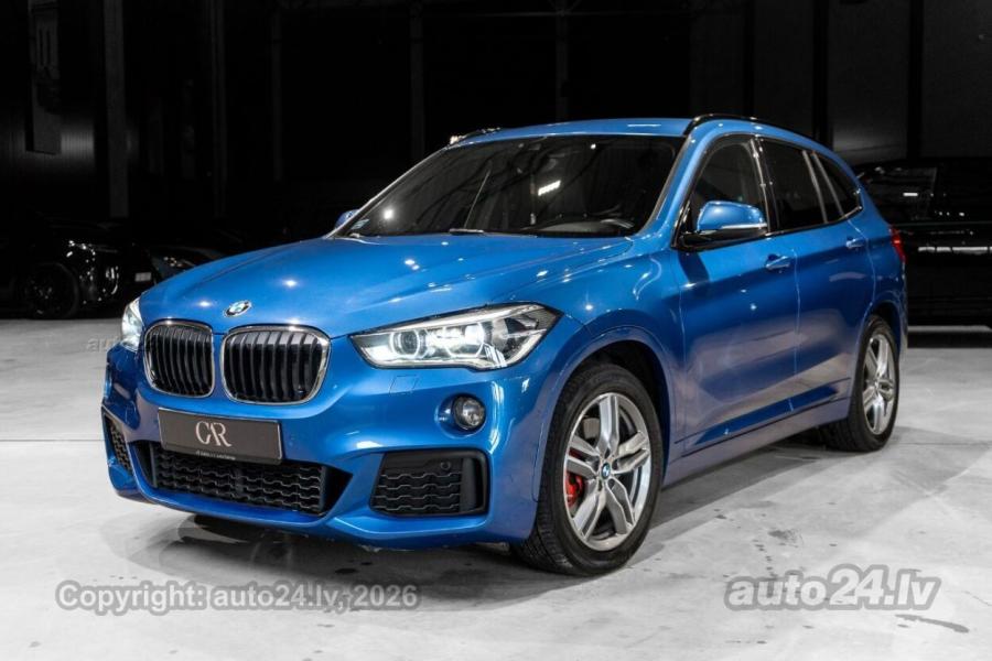 Blue BMW X1 2016 in Riga, with an engine capacity of 2.00 L and mileage of 140 thousand km for 20300 €, photo 1 on AUTOMOTO.COM.LV