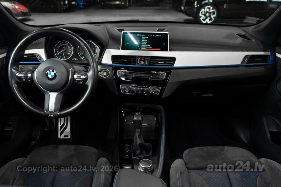 Blue BMW X1 2016 in Riga, with an engine capacity of 2.00 L and mileage of 140 thousand km for 20300 €, photo 10 on AUTOMOTO.COM.LV