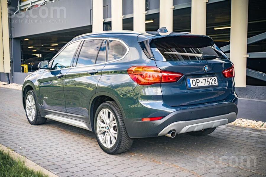 Blue BMW X1 2016 in Riga, with an engine capacity of 2.00 L and mileage of 284 thousand km for 11990 €, photo 7 on AUTOMOTO.COM.LV