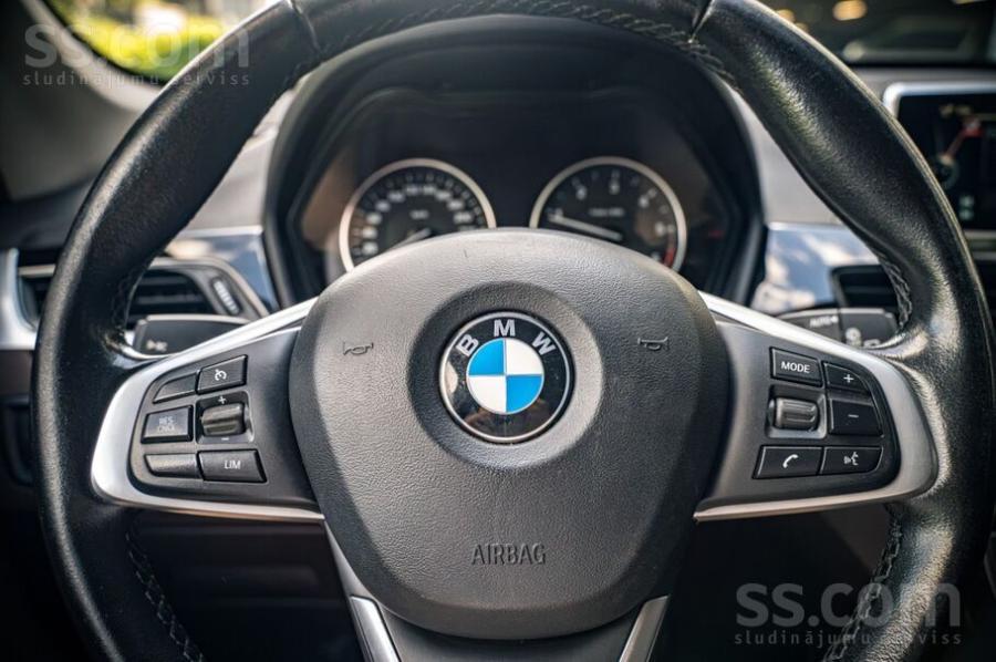 Blue BMW X1 2016 in Riga, with an engine capacity of 2.00 L and mileage of 284 thousand km for 11990 €, photo 11 on AUTOMOTO.COM.LV