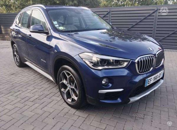 BMW X1 2016 in Kaunas on AUTOMOTO.COM.LV Blue BMW X1 2016 in Kaunas, with an engine capacity of 2.00 L and mileage of 380 thousand km for 6300 €, photo 3 on AUTOMOTO.COM.LV