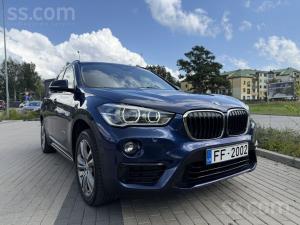 Blue BMW X1 2017 in Riga, with an engine capacity of 2.00 L and mileage of 186 thousand km for 21600 €, photo 2 on AUTOMOTO.COM.LV