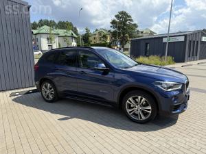 Blue BMW X1 2017 in Riga, with an engine capacity of 2.00 L and mileage of 186 thousand km for 21600 €, photo 4 on AUTOMOTO.COM.LV