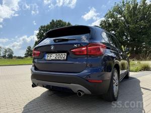 Blue BMW X1 2017 in Riga, with an engine capacity of 2.00 L and mileage of 186 thousand km for 21600 €, photo 6 on AUTOMOTO.COM.LV