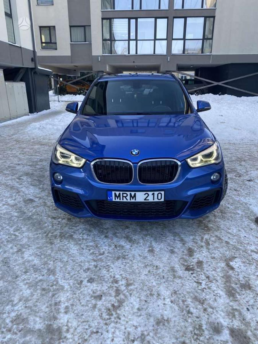 Blue BMW X1 2017 in Kaunas, with an engine capacity of 2.80 L and mileage of 130 thousand km for 17500 €, photo 6 on AUTOMOTO.COM.LV