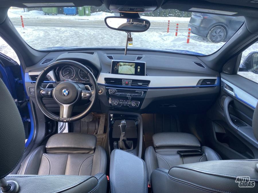 Blue BMW X1 2017 in Kaunas, with an engine capacity of 2.00 L and mileage of 130 thousand km for 17500 €, photo 13 on AUTOMOTO.COM.LV