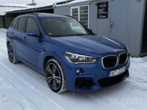 Blue BMW X1 2017 in Daugavpils, with an engine capacity of 2.00 L and mileage of 0 thousand km for 16900 €, photo  on AUTOMOTO.COM.LV