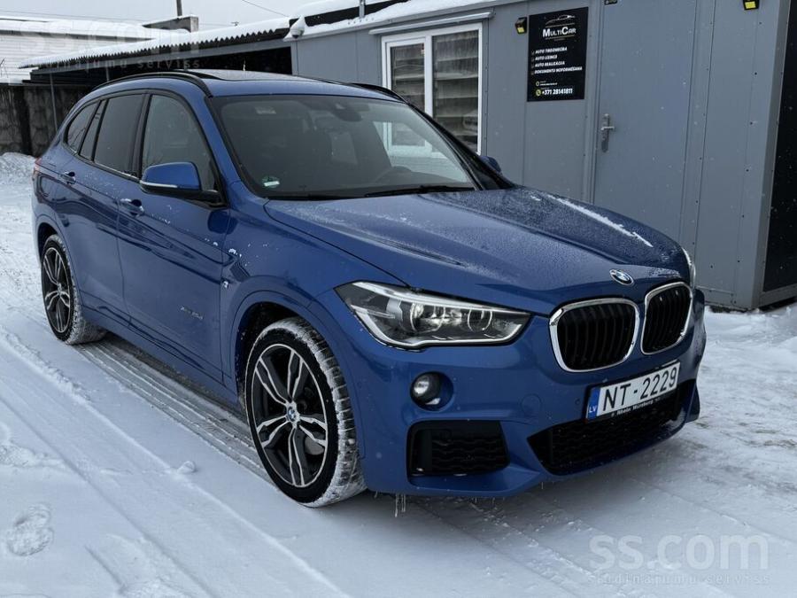 Blue BMW X1 2017 in Daugavpils, with an engine capacity of 2.00 L and mileage of 0 thousand km for 16900 €, photo 1 on AUTOMOTO.COM.LV