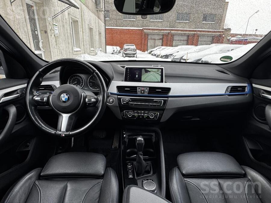 Blue BMW X1 2017 in Daugavpils, with an engine capacity of 2.00 L and mileage of 0 thousand km for 16900 €, photo 15 on AUTOMOTO.COM.LV