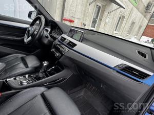 Blue BMW X1 2017 in Daugavpils, with an engine capacity of 2.00 L and mileage of 0 thousand km for 16900 €, photo 18 on AUTOMOTO.COM.LV