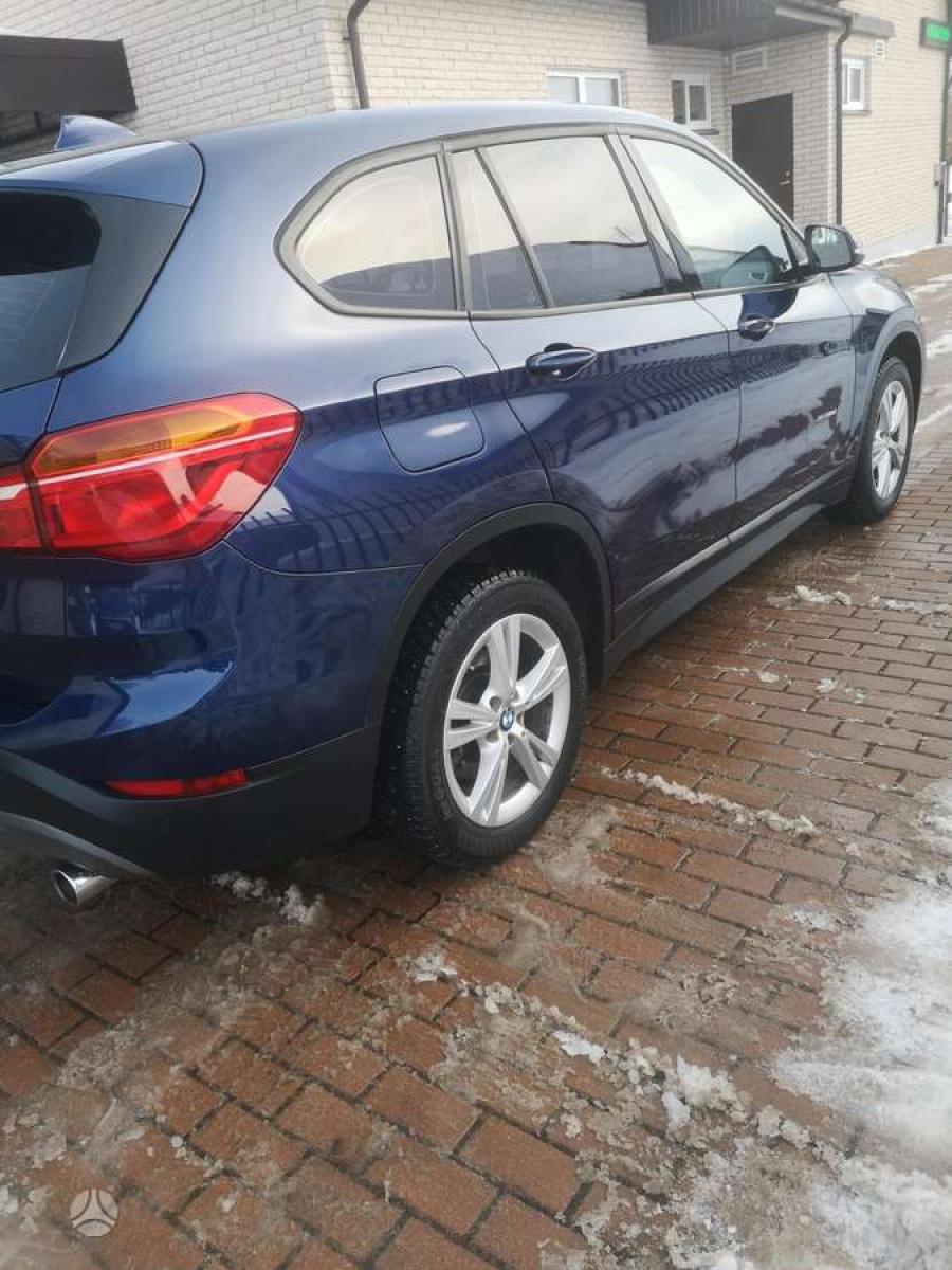 Blue BMW X1 2017 in Raseiniai, with an engine capacity of 2.00 L and mileage of 230 thousand km for 14200 €, photo 4 on AUTOMOTO.COM.LV