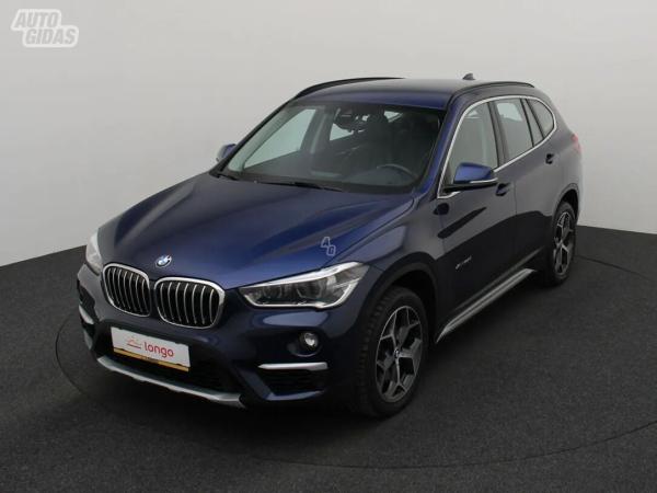 Zils BMW X1 2017 Viļņa, ar dzinēja tilpumu 2.00 L un nobraukumu 139 tūkst. km par 18199 €, foto  vietnē AUTOMOTO.COM.LV