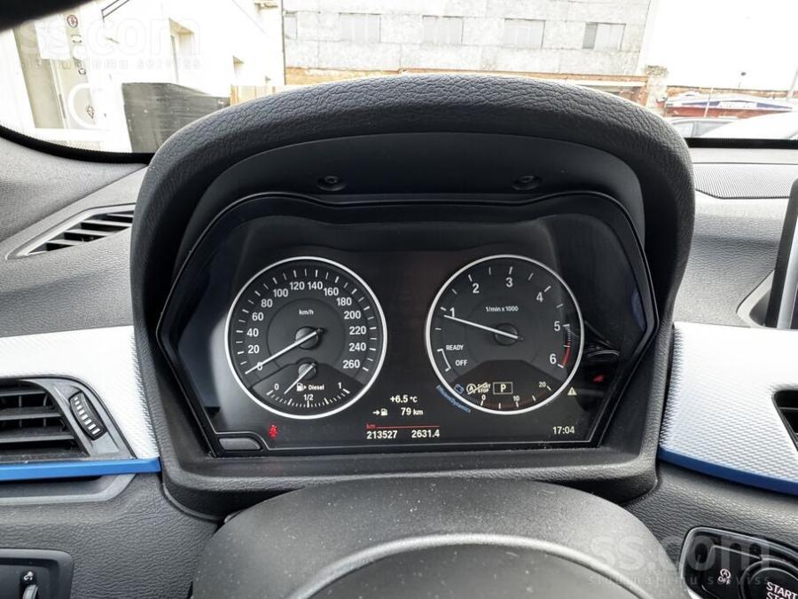 Zils BMW X1 2017 Daugavpils, ar dzinēja tilpumu 2.00 L un nobraukumu 0 tūkst. km par 16900 €, foto 22 vietnē AUTOMOTO.COM.LV