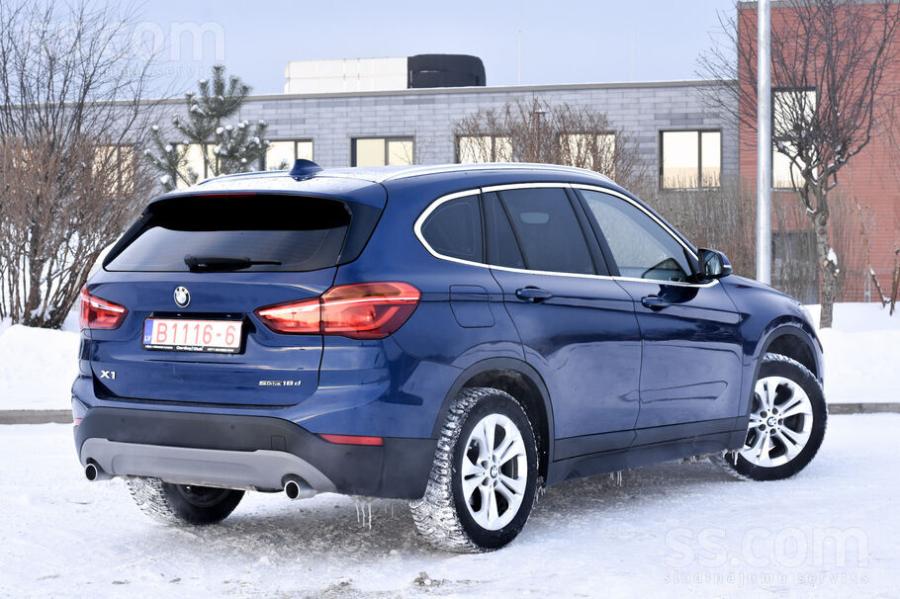 Zils BMW X1 2018 Rīga, ar dzinēja tilpumu 2.00 L un nobraukumu 218 tūkst. km par 13950 €, foto 1 vietnē AUTOMOTO.COM.LV