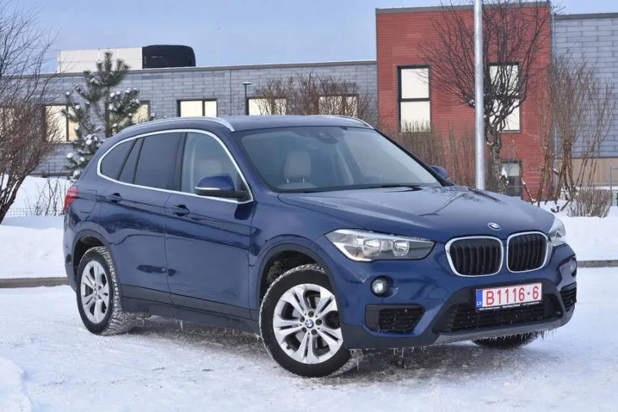 Zils BMW X1 2018 Mārupe, ar dzinēja tilpumu 2.00 L un nobraukumu 218 tūkst. km par 14450 €, foto 1 vietnē AUTOMOTO.COM.LV