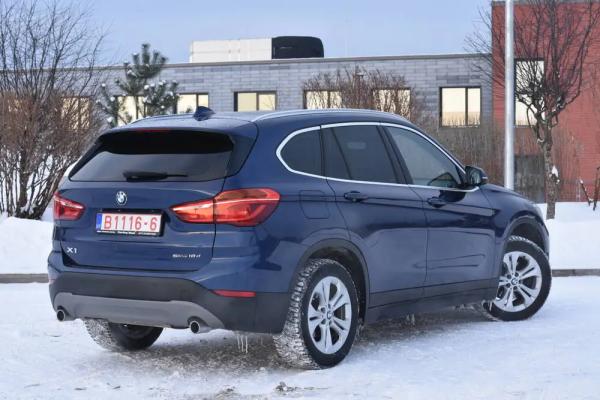 Blue BMW X1 2018 in Marupe, with an engine capacity of 2.00 L and mileage of 218 thousand km for 14450 €, photo 4 on AUTOMOTO.COM.LV